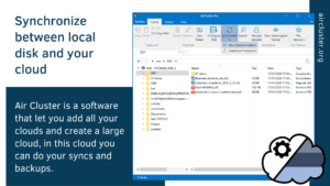 Synchronize between local disk and your cloud