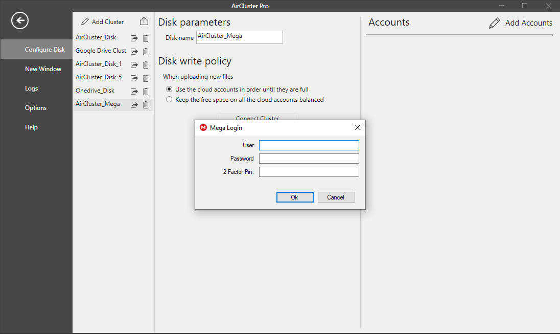Join your Mega accounts