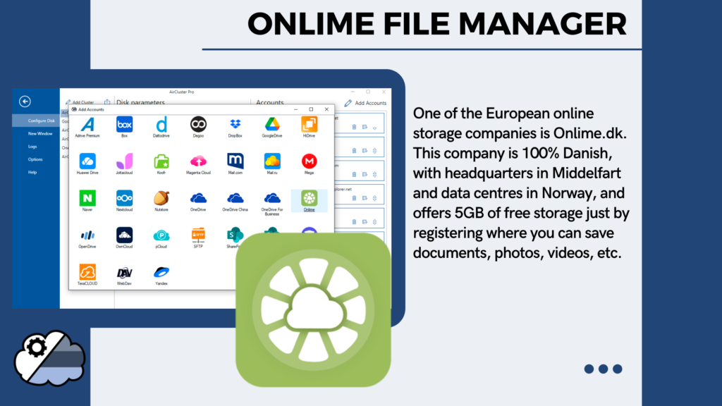 Onlime file manager