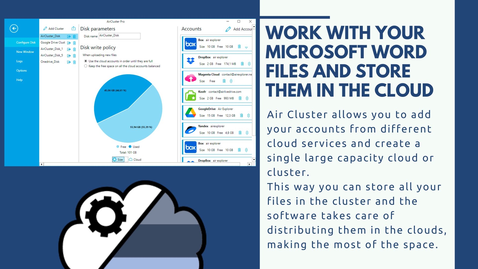 Work with your Microsoft Word files and store them in the cloud