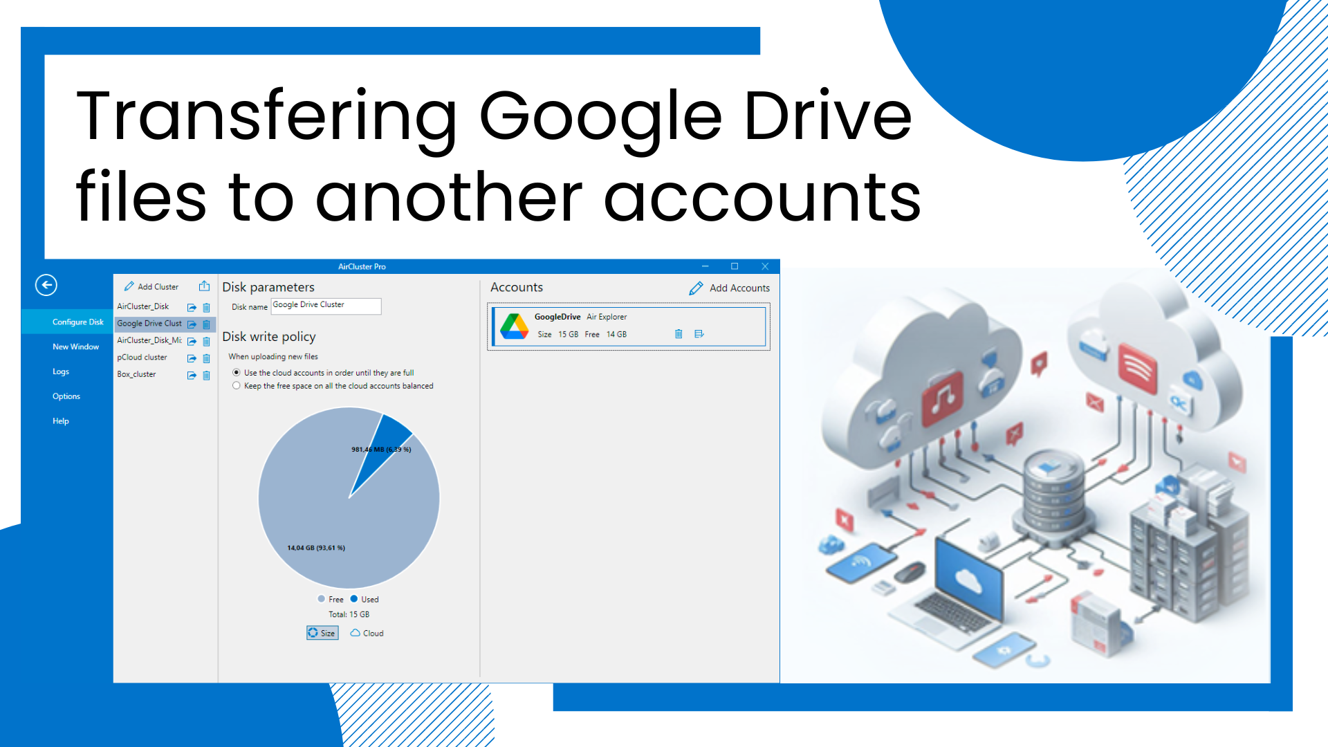 Transfering Google Drive files to another accounts