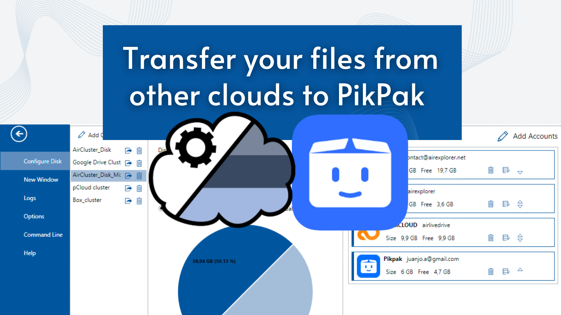 Transfer your files from other clouds to PikPak