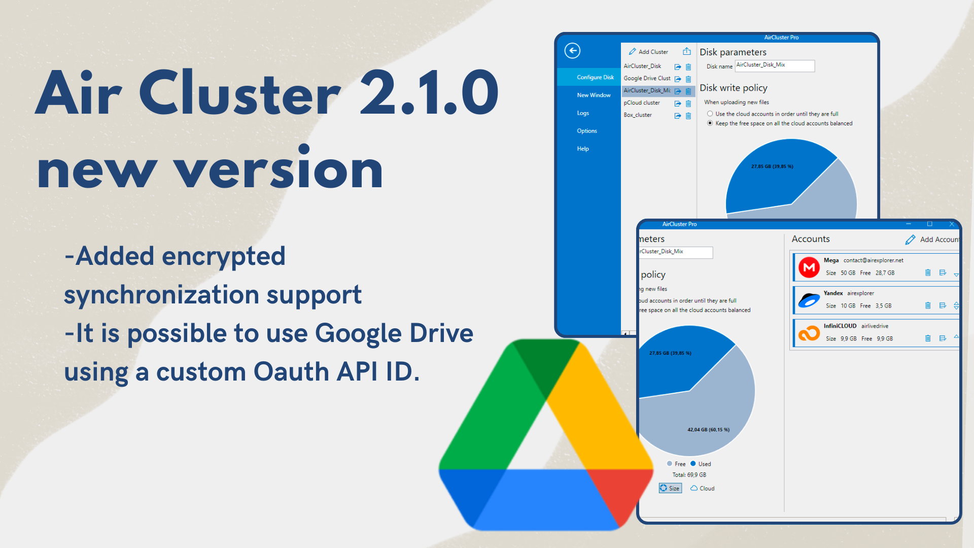 Air Cluster 2.1.0, new version