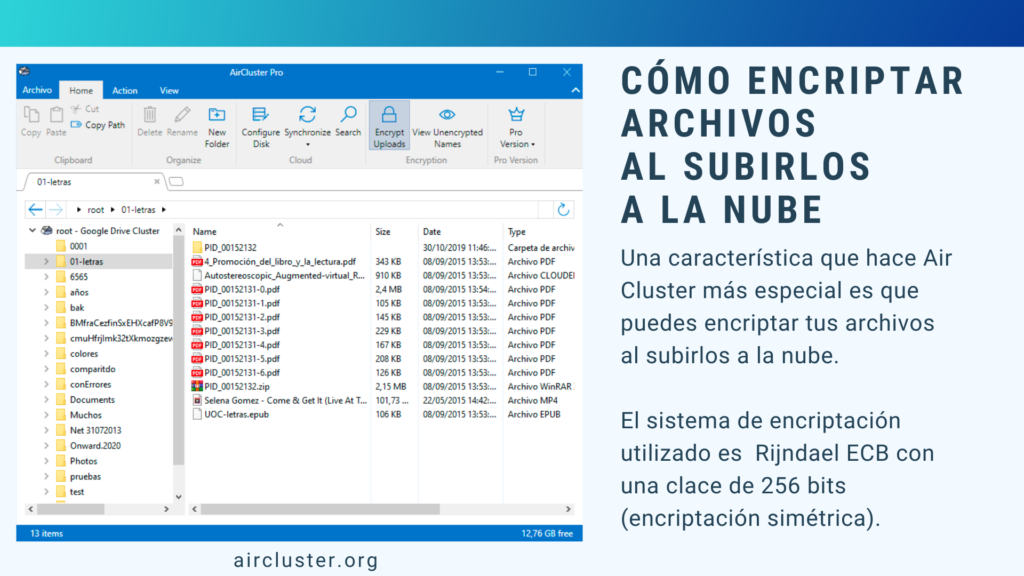 Cómo encriptar archivos al subirlos a la nube