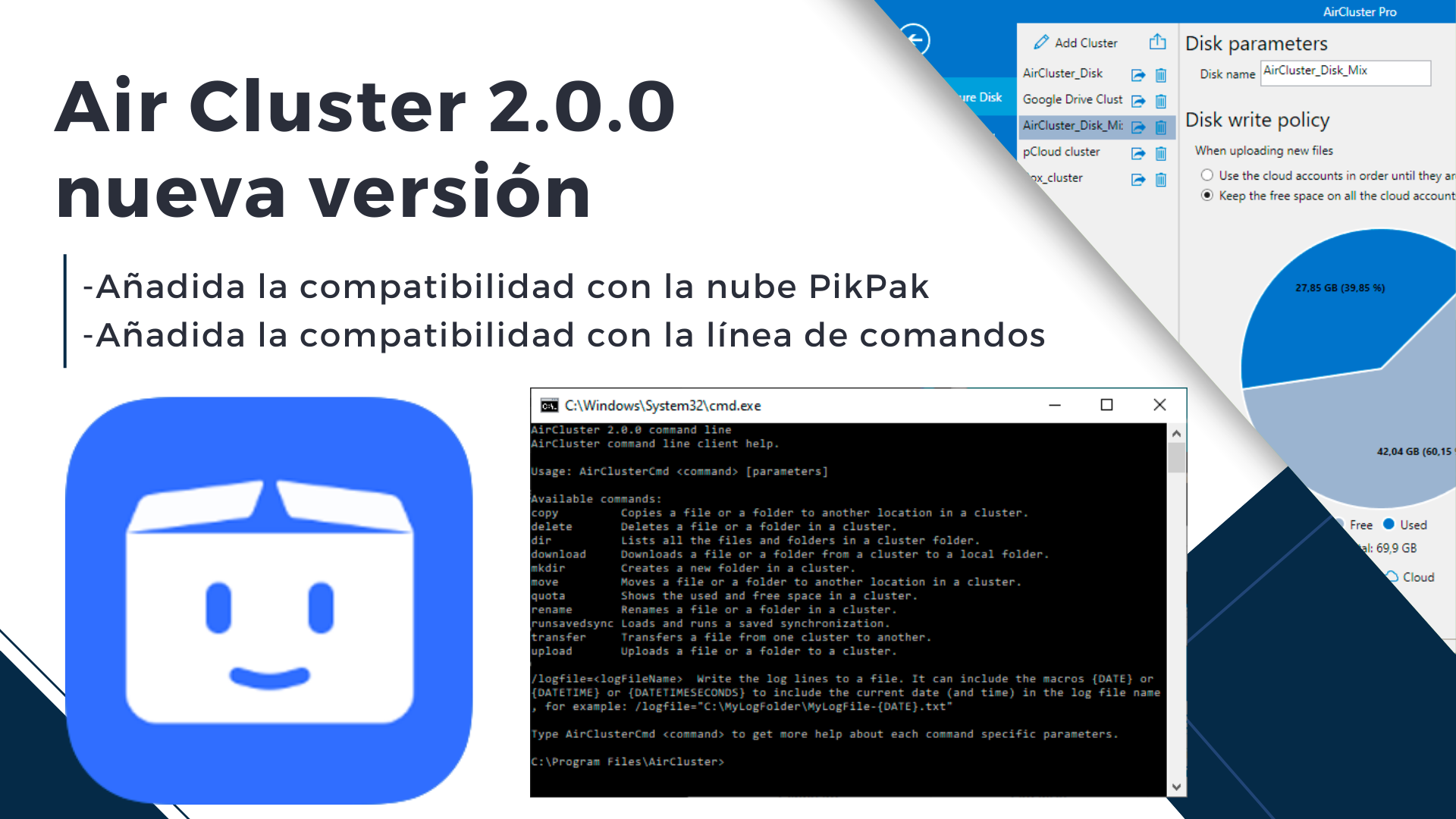 Air Cluster 2.0.0, nueva versión